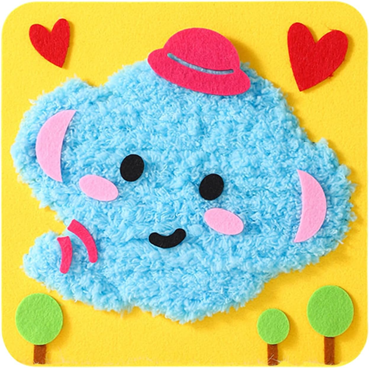 DIY Embroidery Doll Set for Kids, Sewing Arts and Crafts Kit, Easy to ...