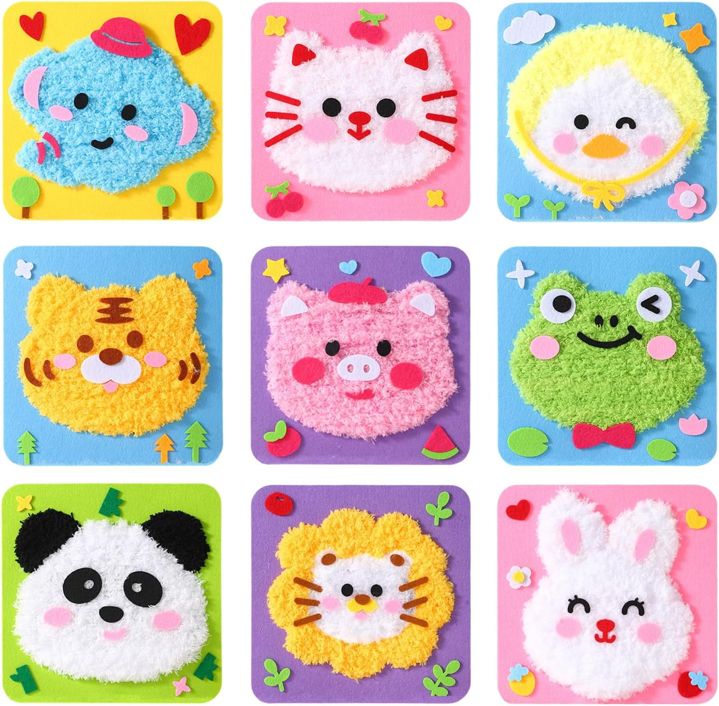 DIY Embroidery Doll Set for Kids, Sewing Arts and Crafts Kit, Easy to ...