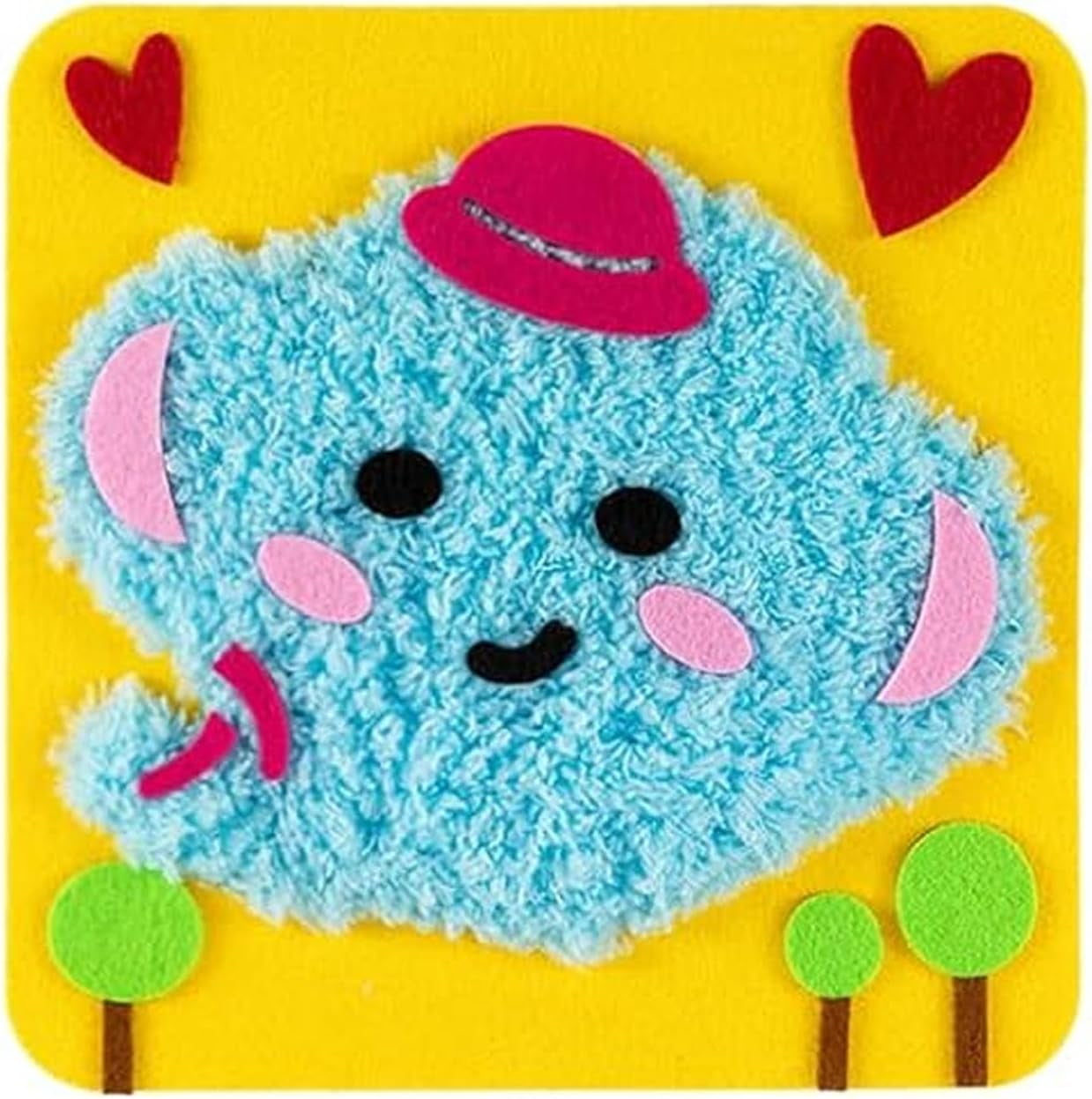 DIY Embroidery Doll Set, Townscloud Cartoon Animal Craft Sewing Kit for ...