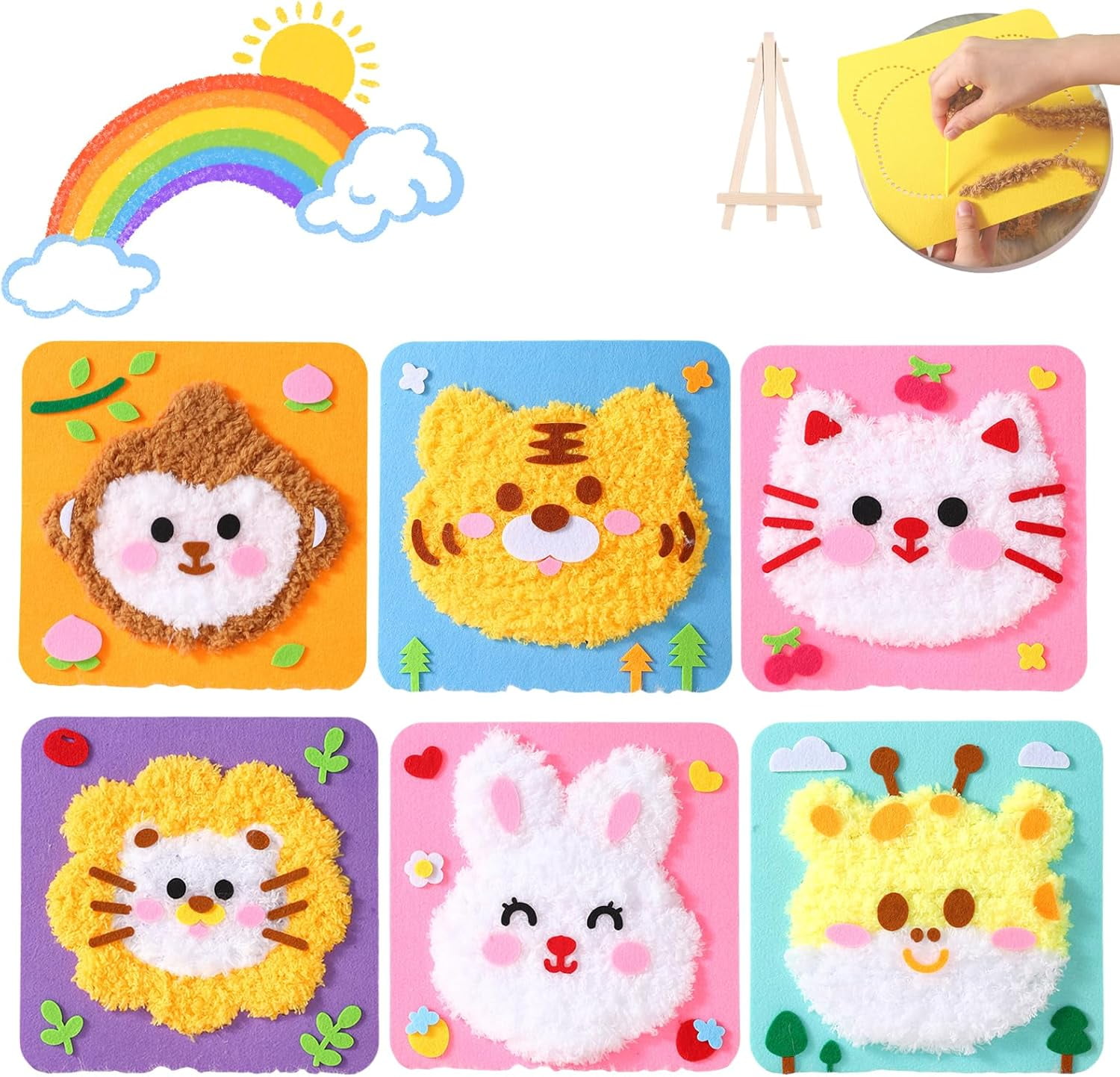 DIY Embroidery Doll Set, Townscloud DIY Embroidery Doll Set, Cartoon ...