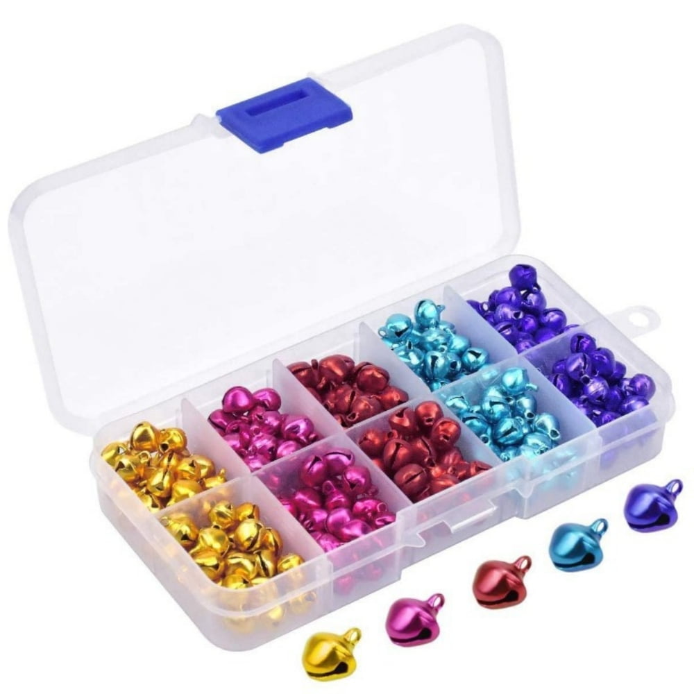 DIY Enthusiast's Dream, Craft Bells Bulk In 11 Mixed Colors, Jingle ...