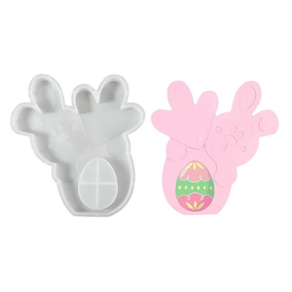 DIY Epoxy Resin Easter Bunny Carrot & Egg Silicone For 3D Figurines And ...