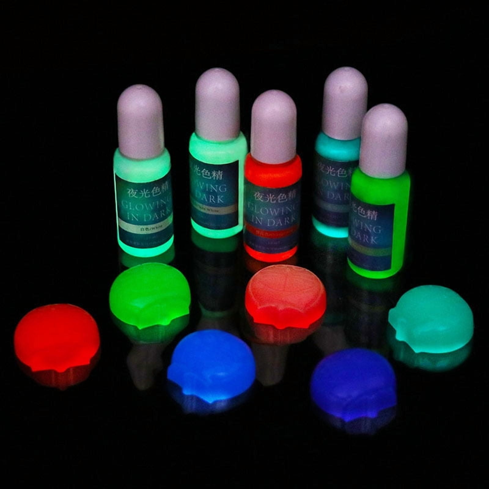 DIY Epoxy Resin Luminous Pigment UV Crystal Drop Glue Mold Color With ...