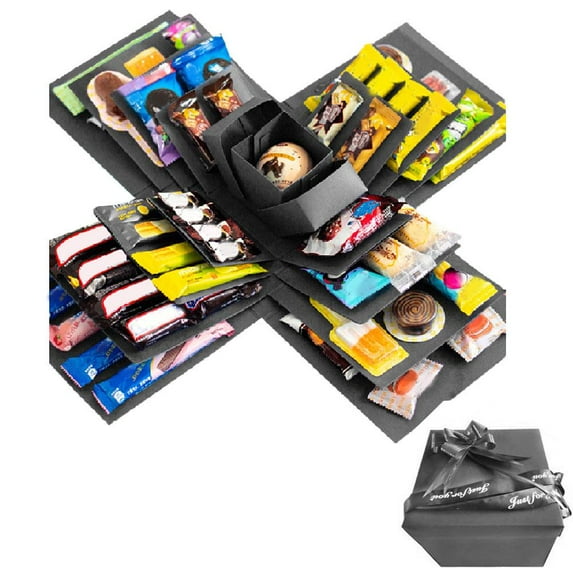 DIY Explosion Gift Box, 5 Layer Snack Explosion Box, Scrapbooking Box 1 ...