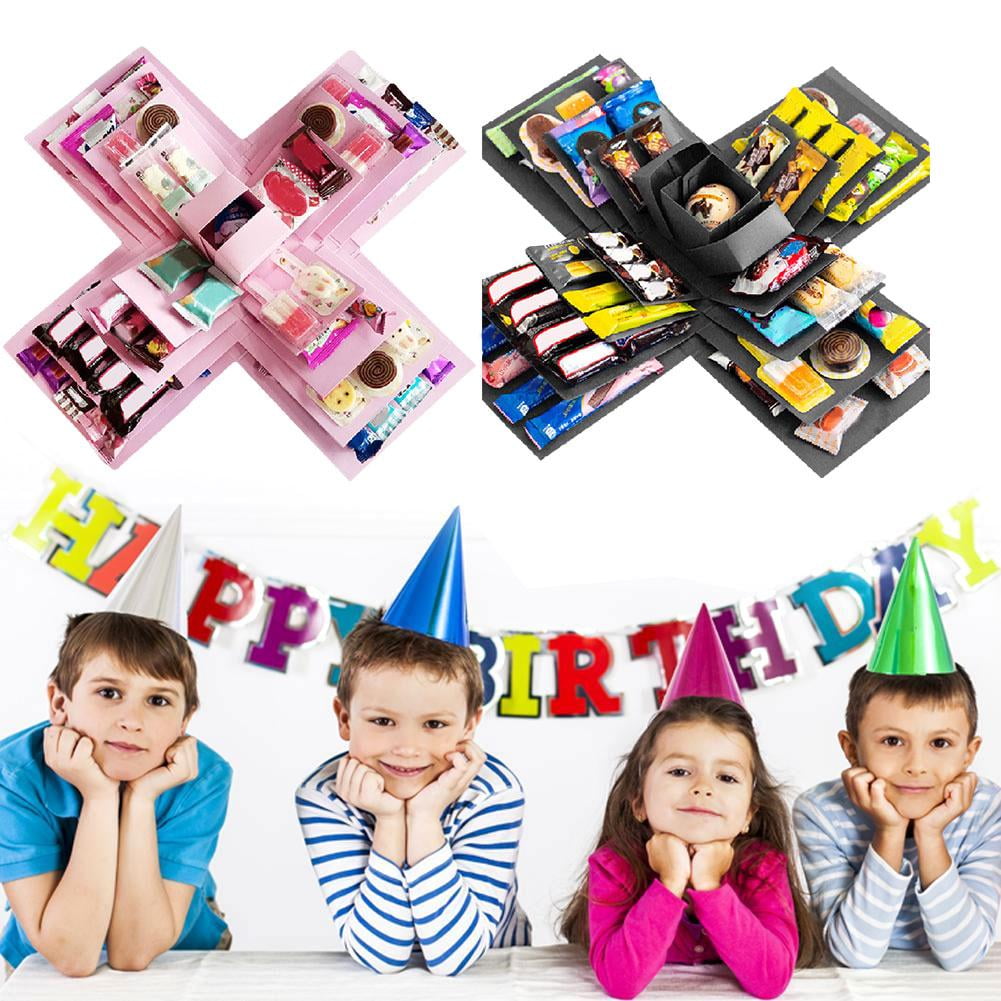 DIY Explosion Gift Box 5 Layer Snack Explosion Box V3U4 Scrapbooking ...