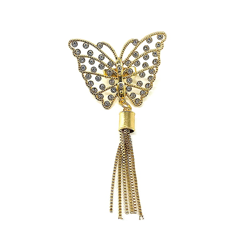 DIY Exquisite Metal Buckle Clasp Bag Purse Hat Decor With Tassel ...