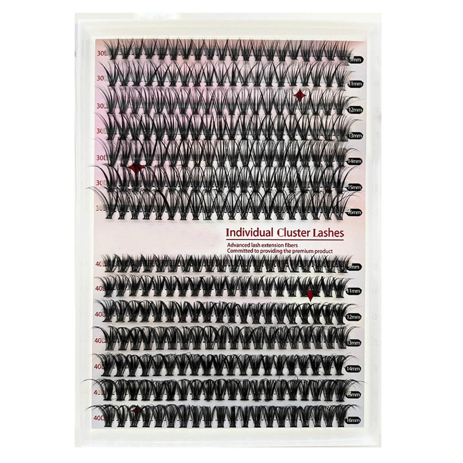 DIY Eyelash Clusters Kit Mix Lash Lift Kit Individual Lashes Cluster ...