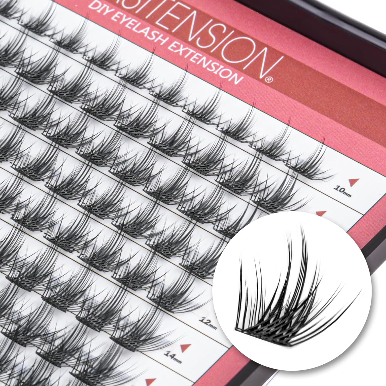 DIY Eyelash Extension Lash Clusters 120 Clusters False Eyelash 3D ...