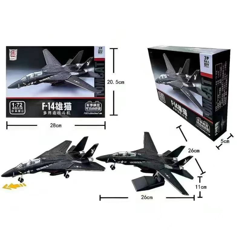 DIY F14 J-35 Stealth Su35s Multi-Purpose Fighter T90 Main Battle Tank Building Block military ...