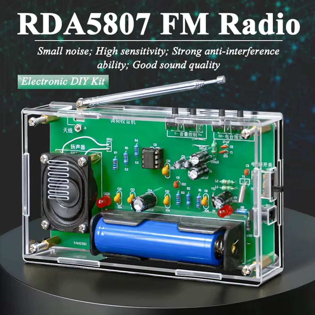 DIY FM Radio Kit Electronic Production DIY Students Welding Practice Assembly Teaching Training ...