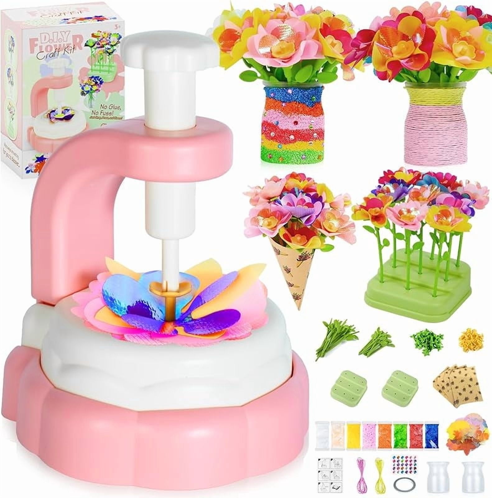 DIY Fabric Flower Bouquets Toys, Crafts for Girls, Make Your Own ...