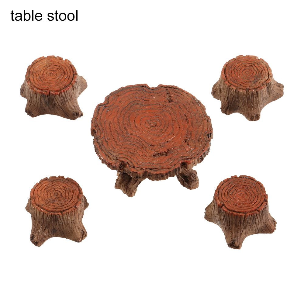 DIY Fairy Garden Decor Succulents Bonsai Mini Bench Park Chair ...