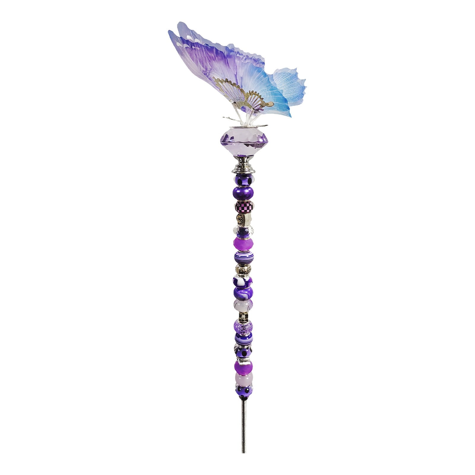 DIY Fairy Wand Beaded Garden Stake Kit Garden For Enchanting Fairy ...