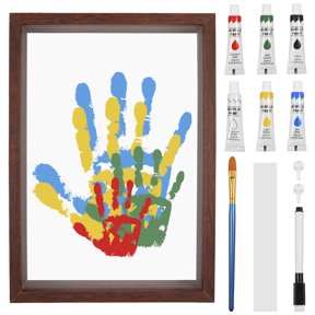 Family Handprint Kit, DIY Craft Keepsake Wood Frame, Endless Gift Set ...