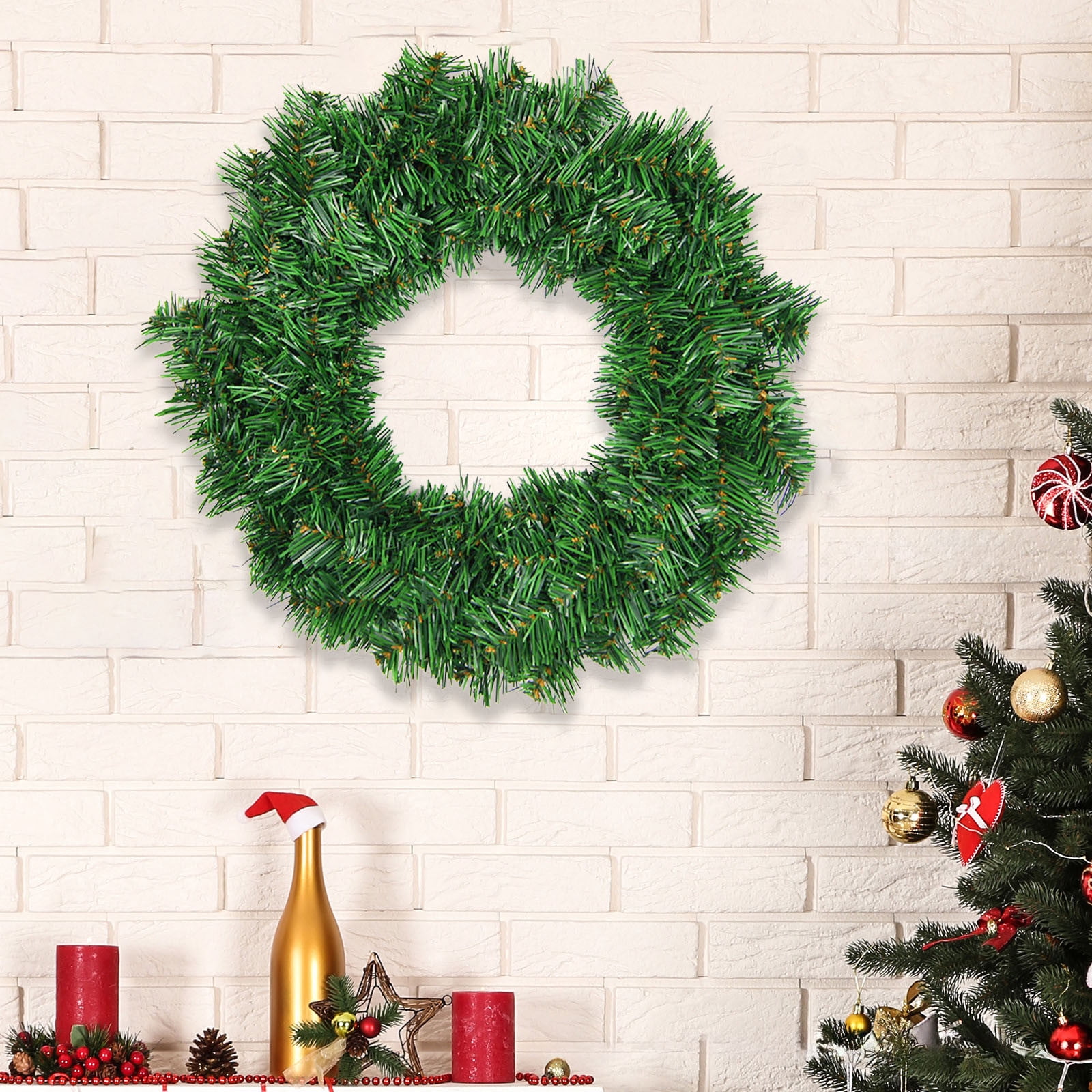 DIY Faux Wreath Window Door Hanging Naked Wreaths, Usupdd 2025 DIY Faux ...