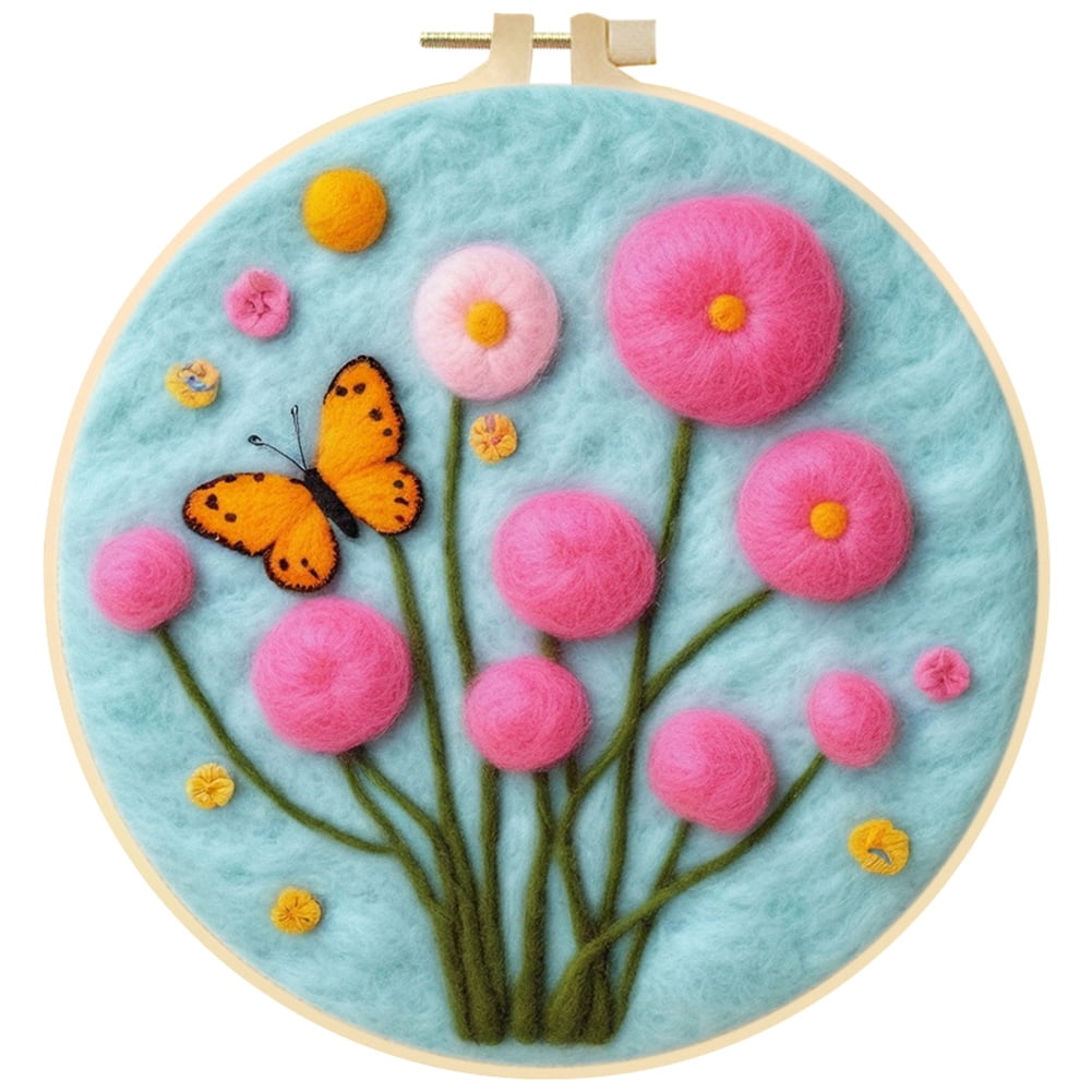 DIY Felt Painting Kit Needle Wool Felt Artwork Supplies Complete Felt ...