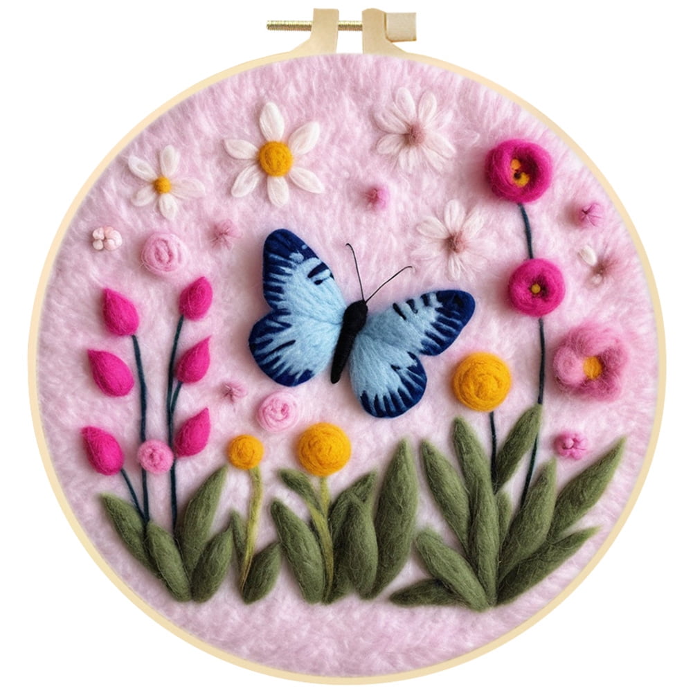 DIY Felt Painting Kit Needle Wool Felt Artwork Supplies Complete Felt ...