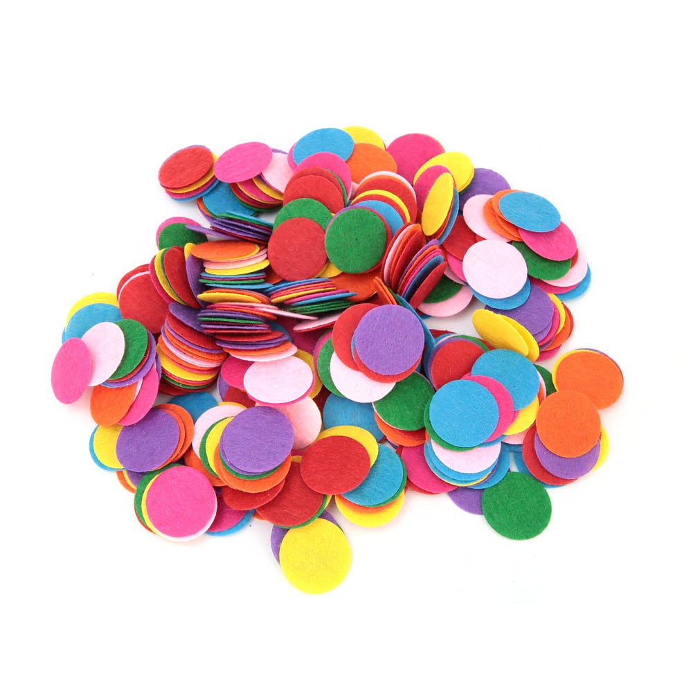 DIY Felt Round Shape Pad Scatter Table Decoration Surprise Craft ...
