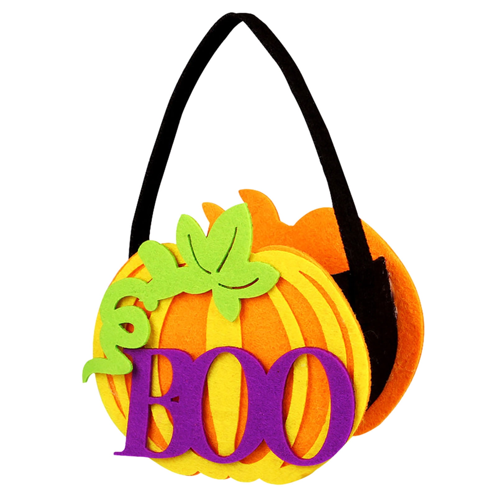 DIY Felt Trick or Treat Bags: Kids Craft Kit to Make Handheld Pumpkin ...