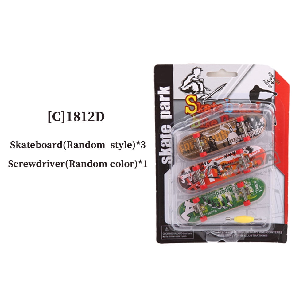 DIY Finger Skatepark 6-in-1 Set Professional Tech Practice Deck ...