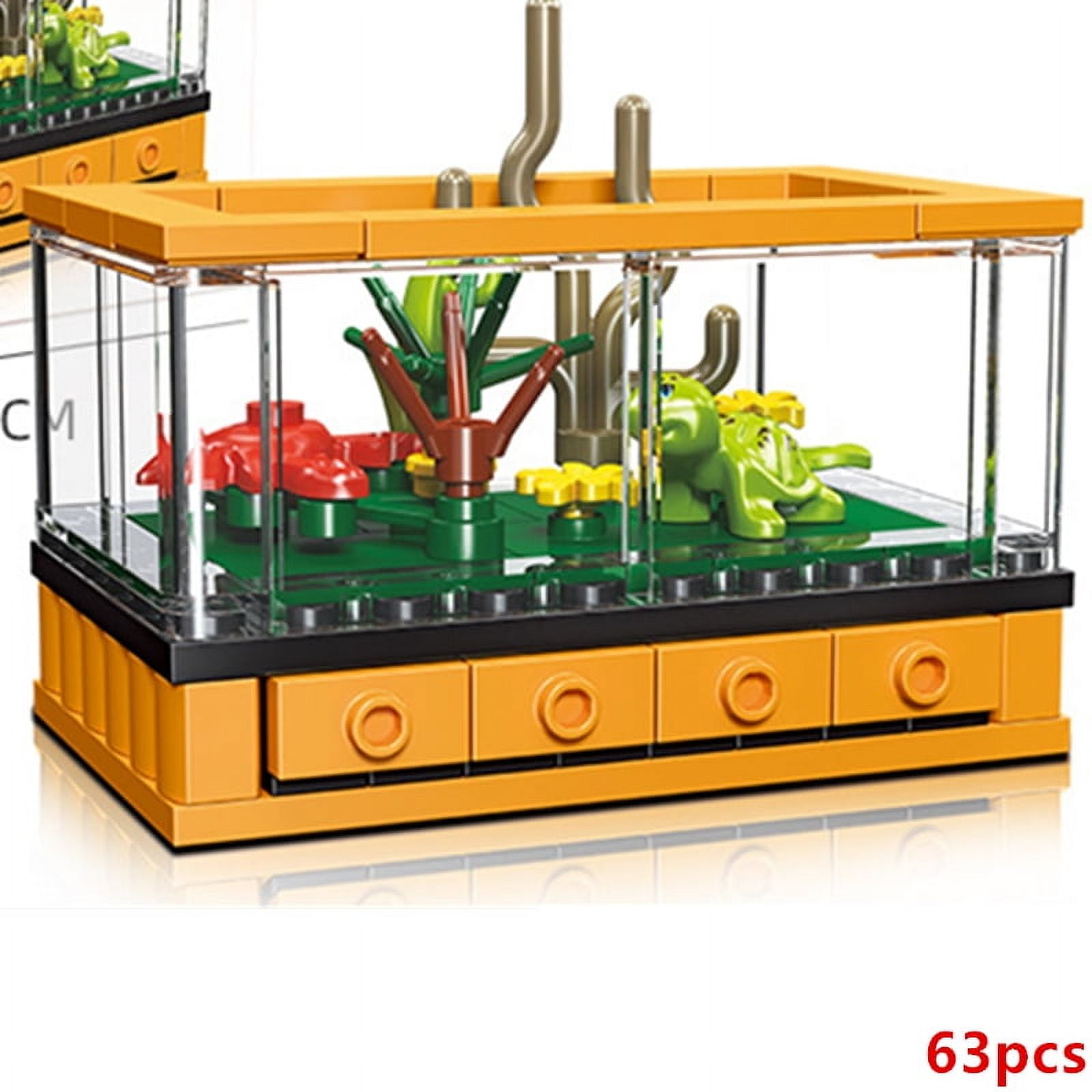DIY Fish Tank Aquarium Turtle Lizard Lobster Clownfish Desktop ...