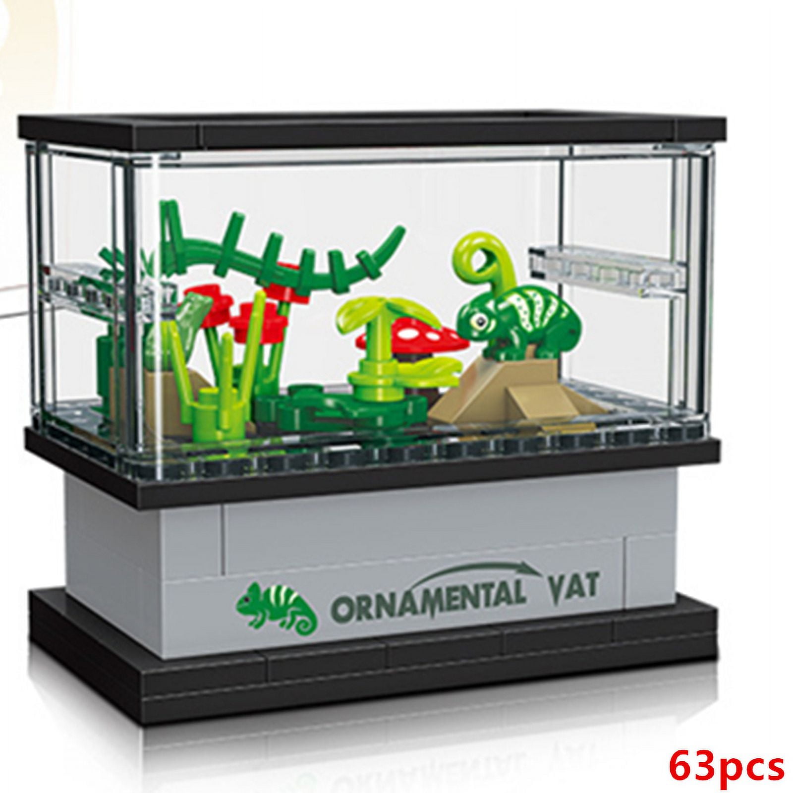 DIY Fish Tank Aquarium Turtle Lizard Lobster Clownfish Desktop ...