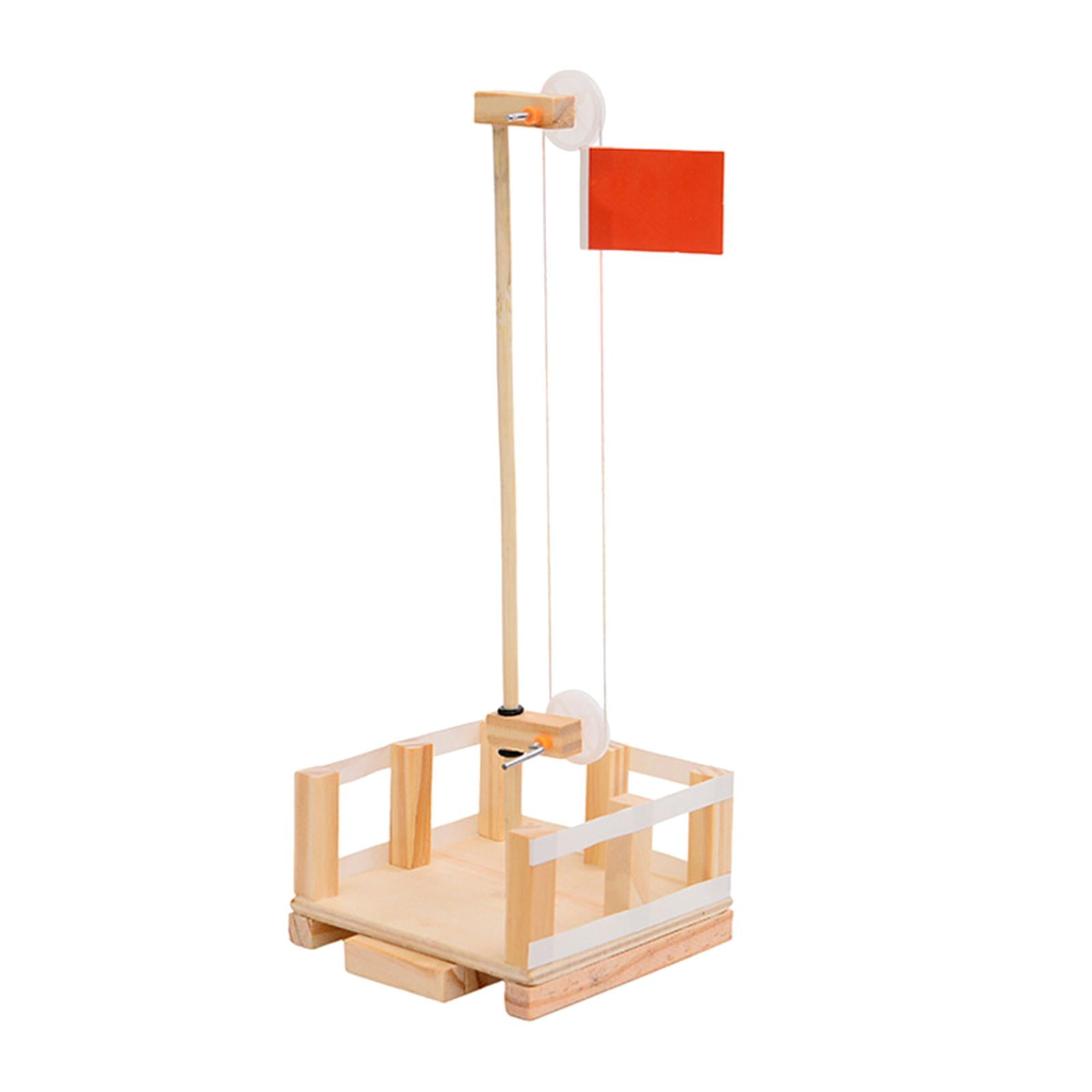 DIY Flag Pole Kits Science Experiment Handmade Schools Toy Flag Lifting ...