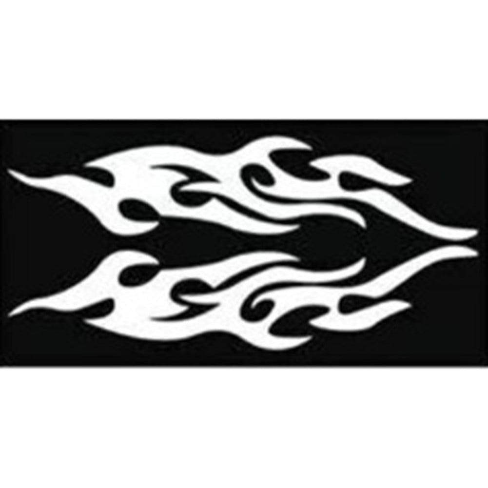 DIY Flame Vinyl Decal Sticker Waterproof For Car Motorcycle Gas Tank ...