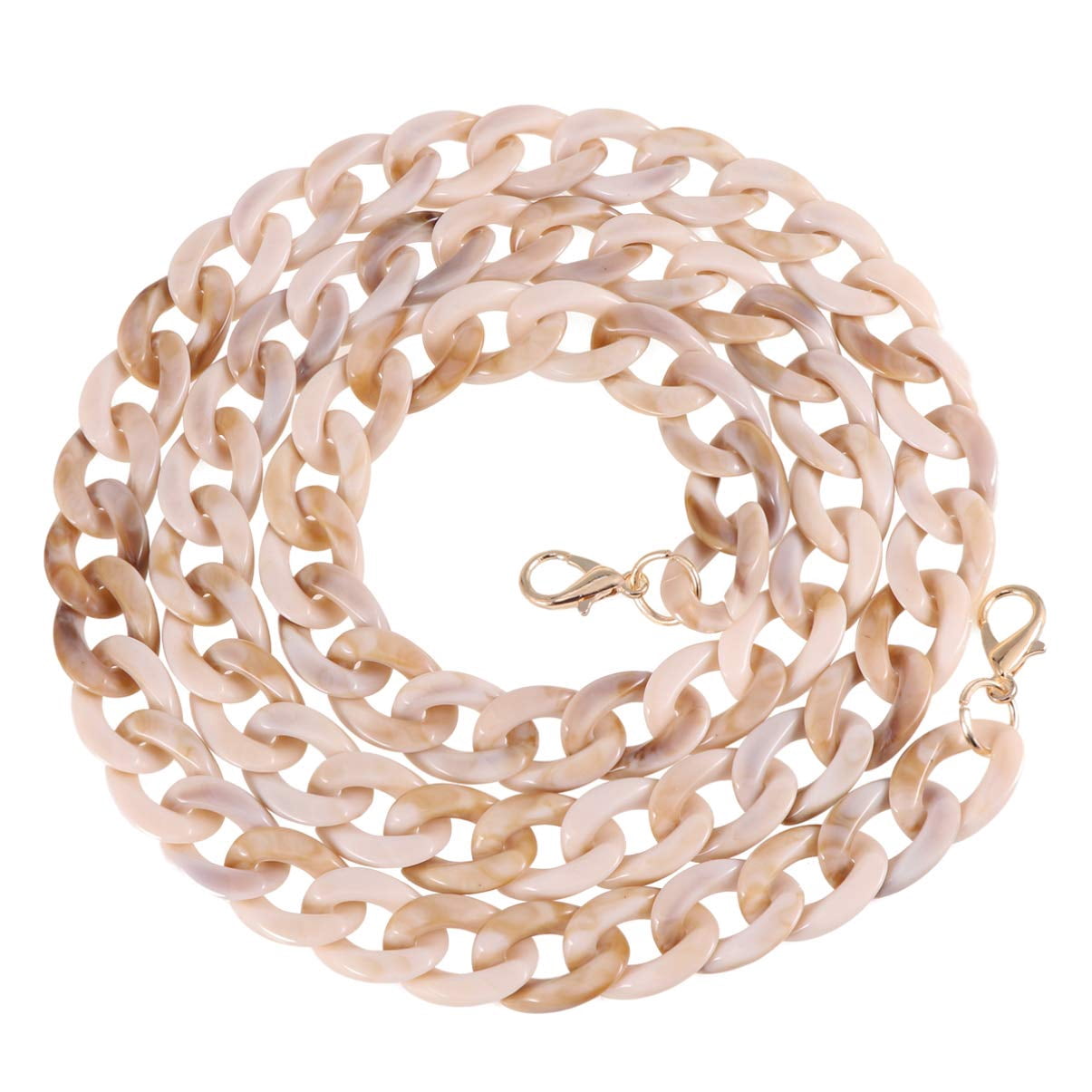 DIY Flat Bag Chain Strap Handbag AIS1 Chains Replacement Acrylic Purse ...