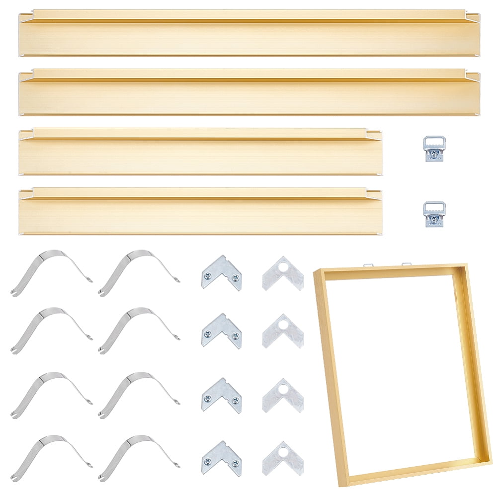 DIY Floating Frame Set Metal Floating Frame for 10x11 Inch Canvas ...