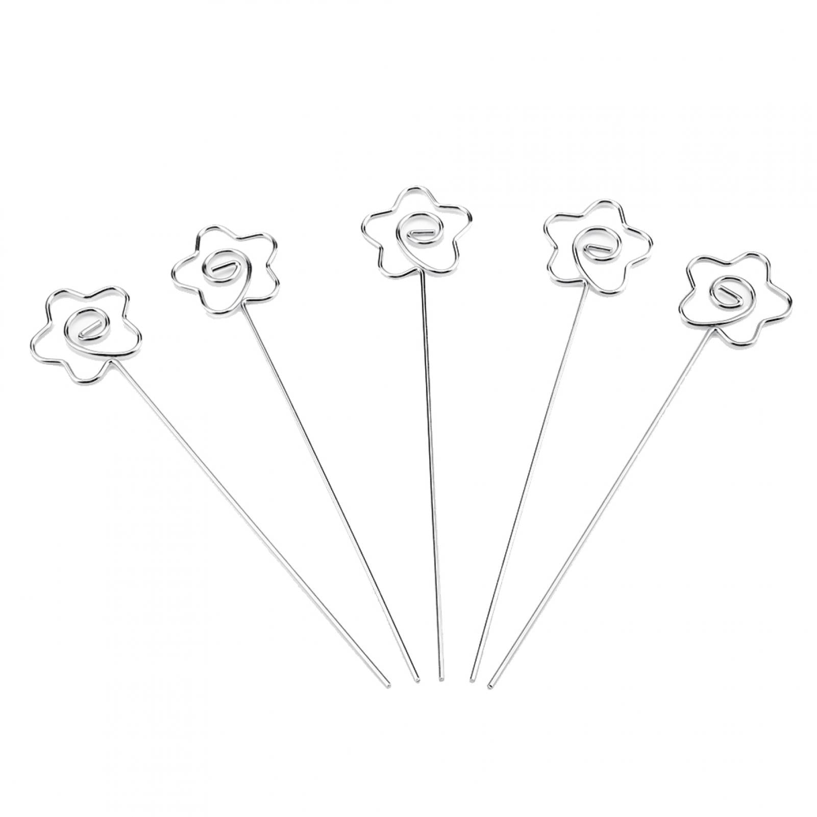 DIY Flower Shape Metal Wire Memo Card Photo Picture Paper Note Display ...