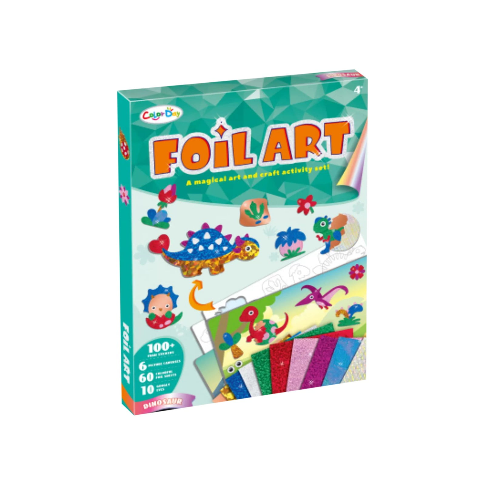 DIY Foil Art Sticker Kit for Kids - Princess Themed 3D Foil Sticker ...
