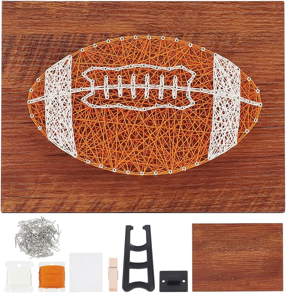 DIY Football String Art Kit for Beginner String Art Sports Pattern DIY ...