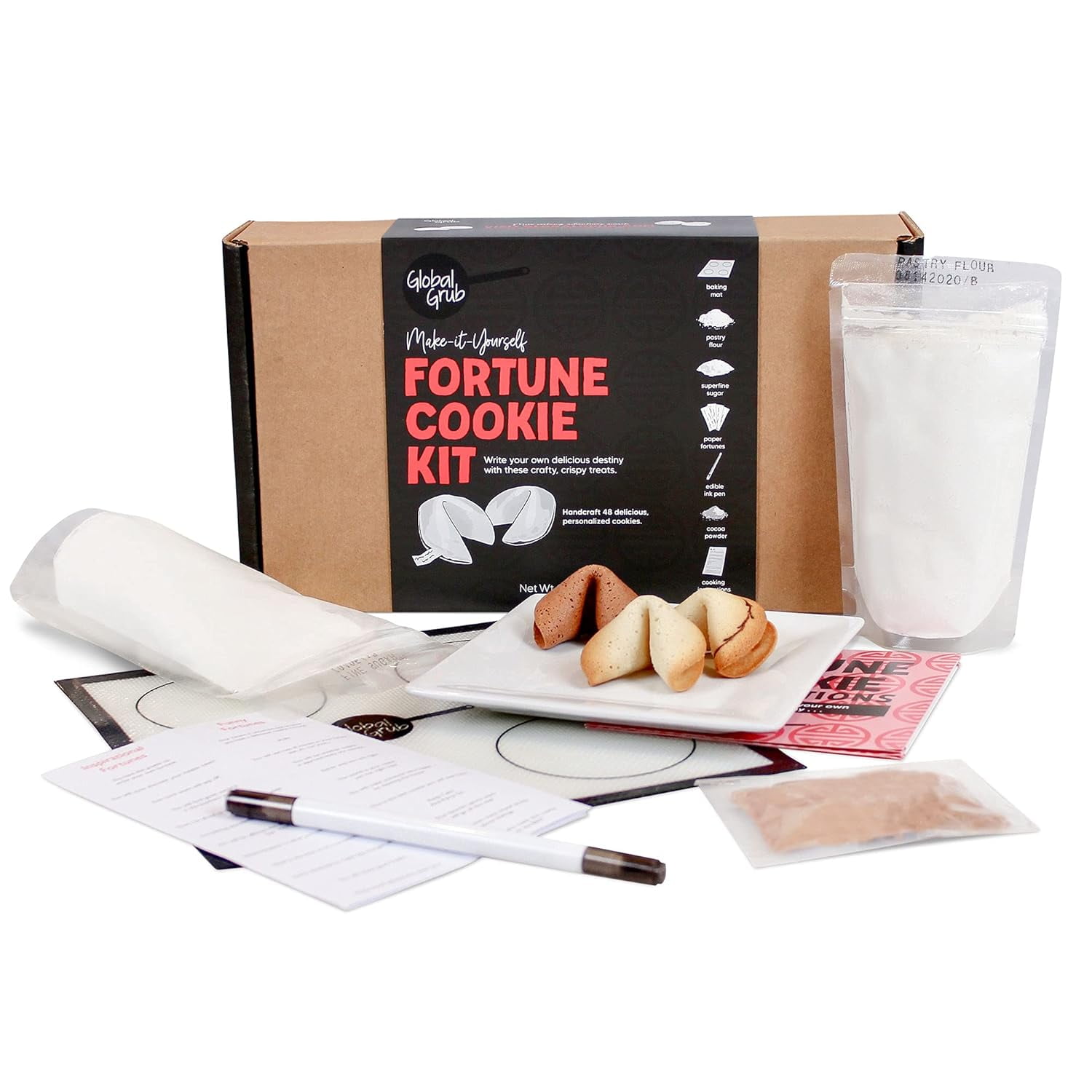 DIY Fortune Cookie Kit - Personalized Fortune Cookies Kit Includes ...