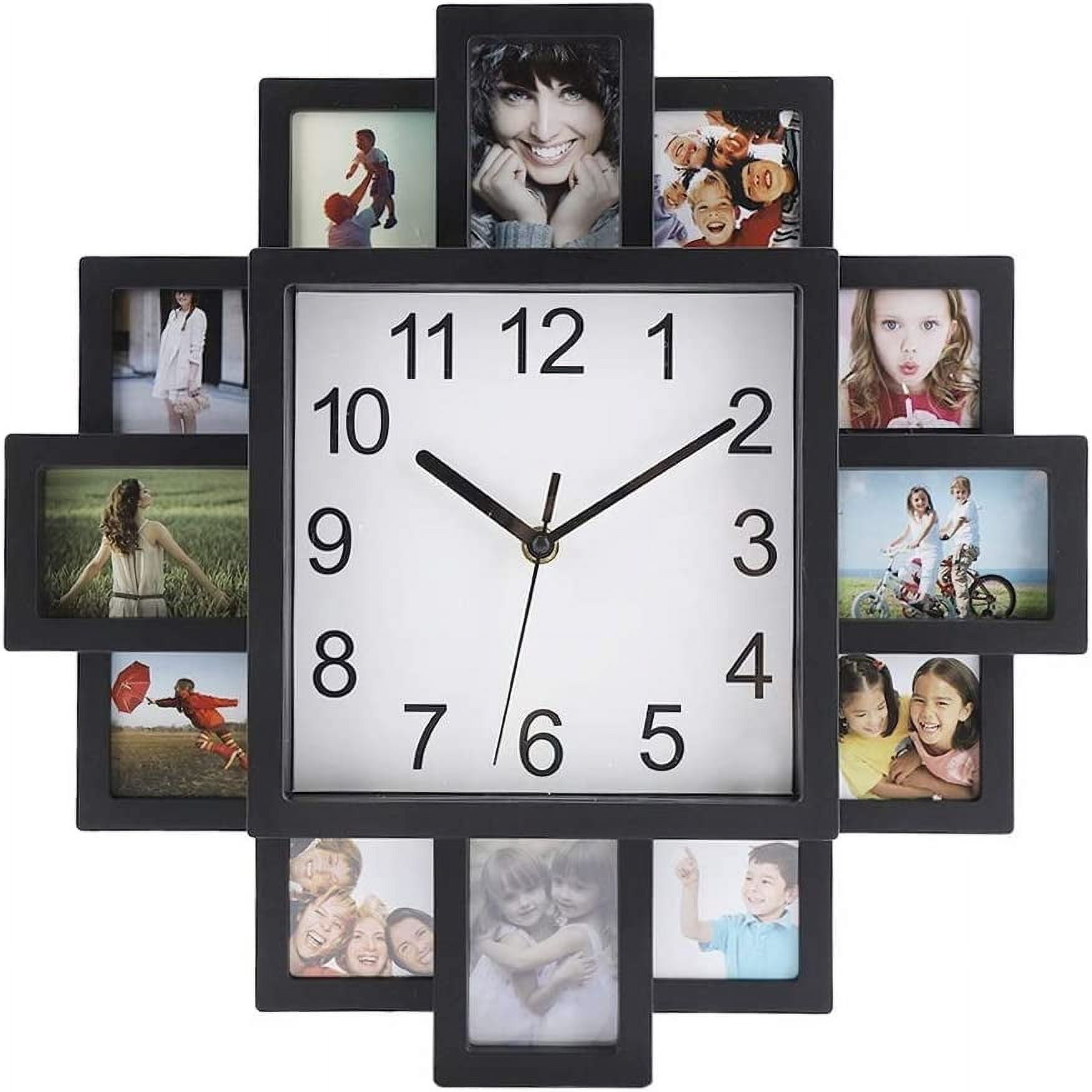 DIY Frame Clock, DIY Wall Clock Modern Design DIY Photo Frame Clock ...