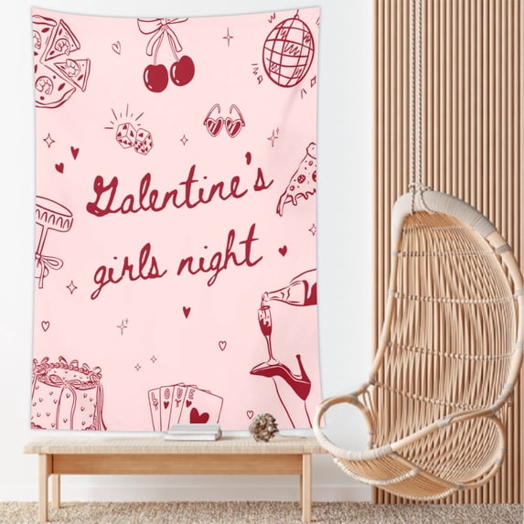 DIY Galentines Day Welcome Sign, Tapestry, Banner, Galentines Day ...