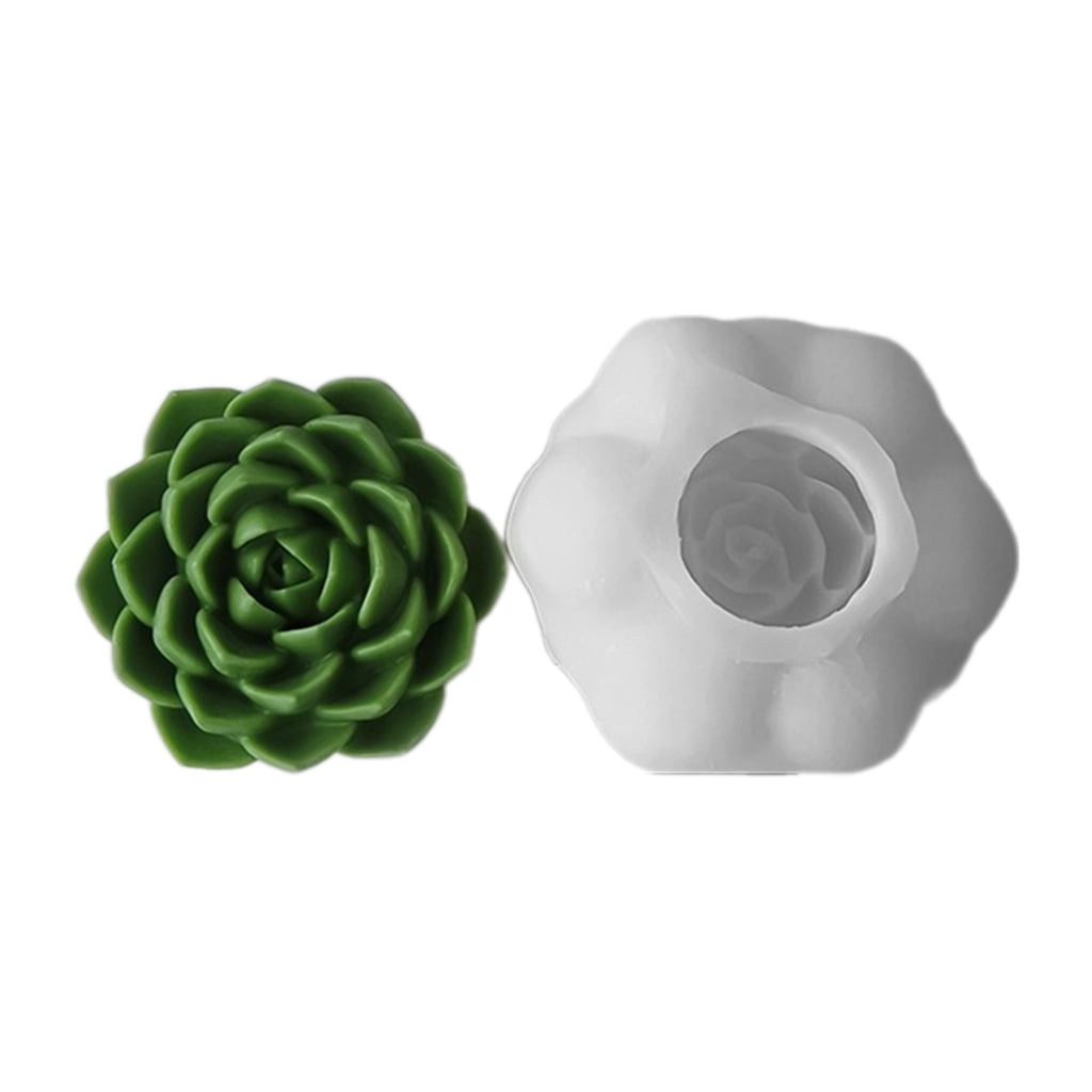 DIY Geometric Silicone Mold Succulents Shape Concrete Molds Realistic ...