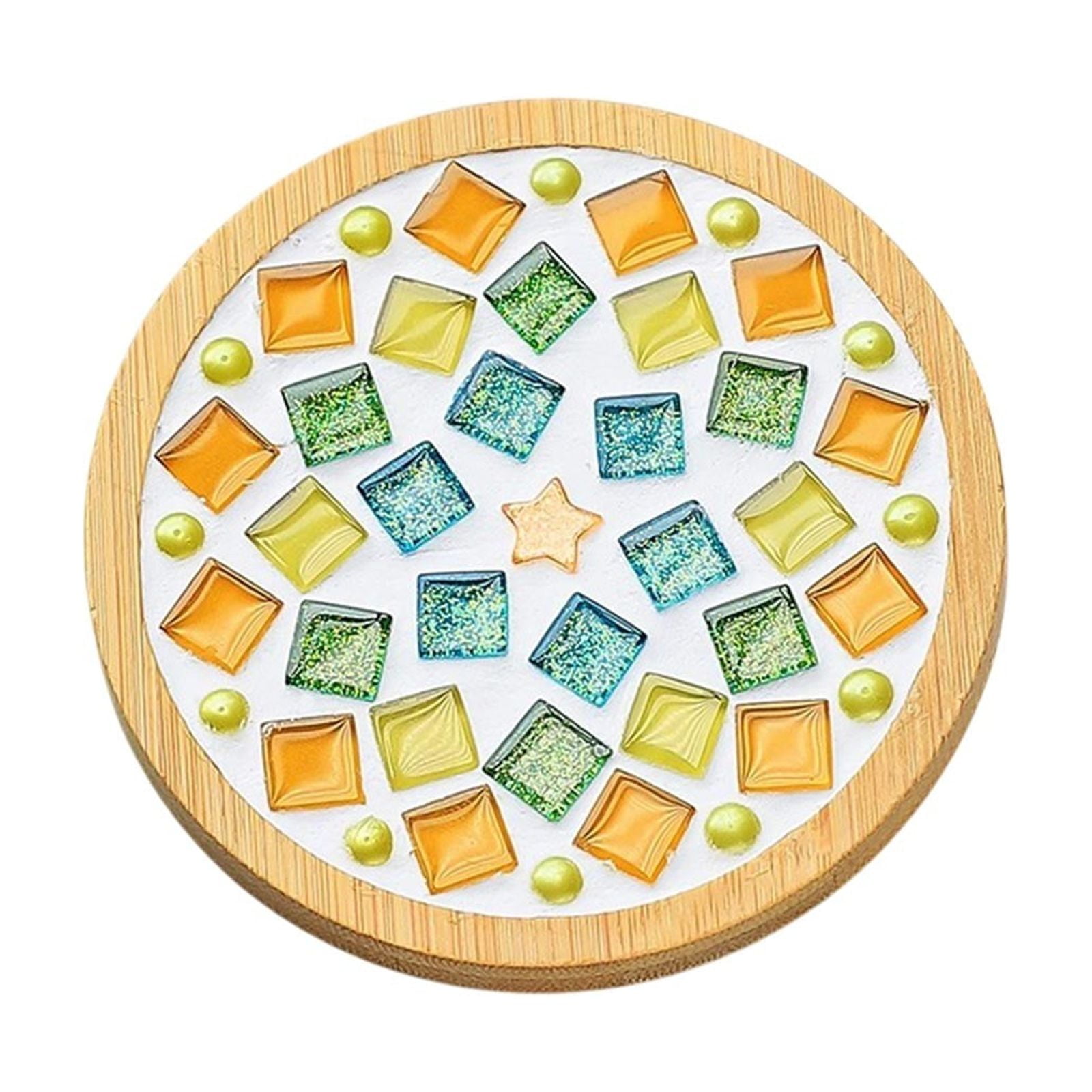 DIY Glass Mosaic Tiles for Crafts Materials Package, Mixed Mosaic Kits ...