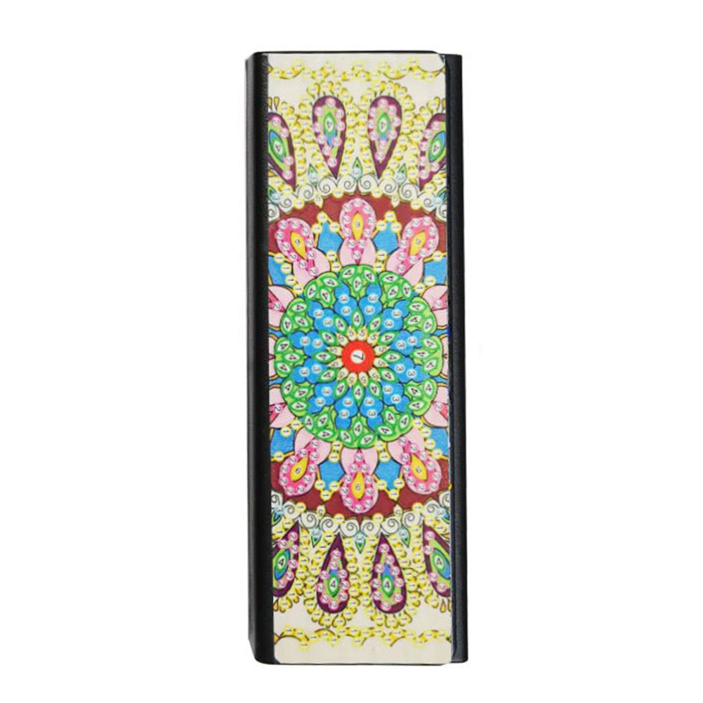 DIY Glasses Case with Diamond Painting Leather Eye Glasses Storage Box ...
