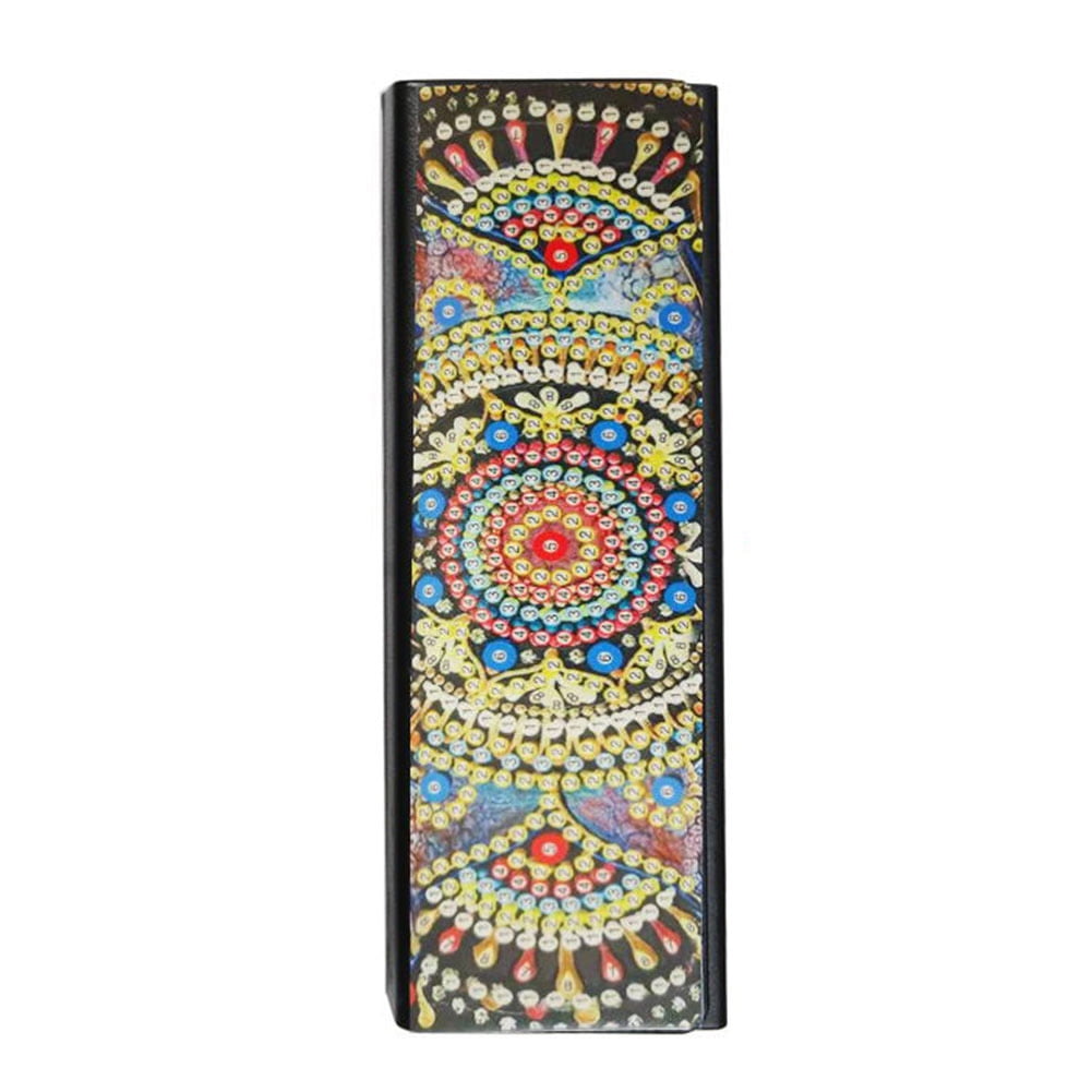 DIY Glasses Case with Diamond Painting Leather Eye Glasses Storage Box ...