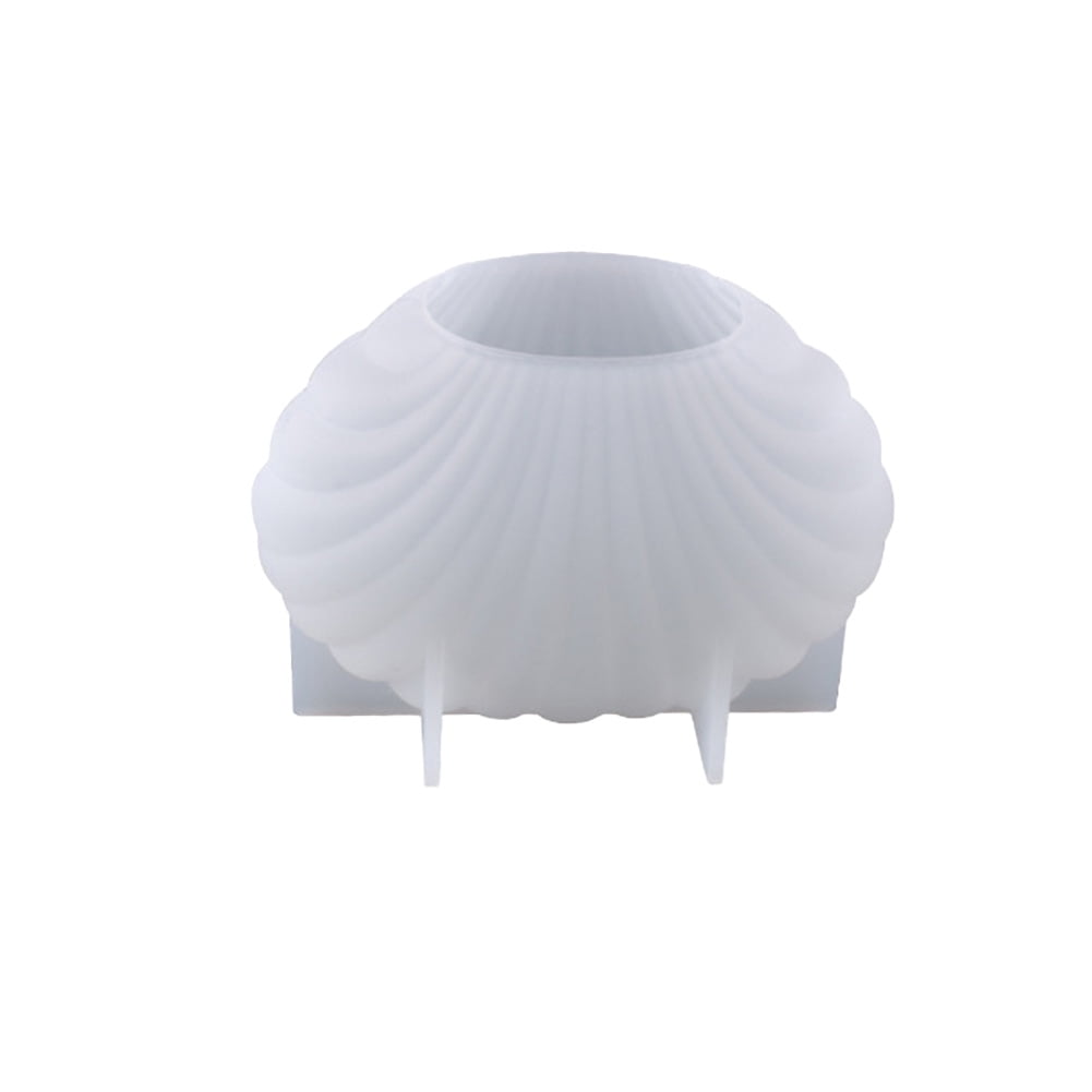 DIY Glue Size Shell Candle Mould Scalloped Shell Silicone Mould ...