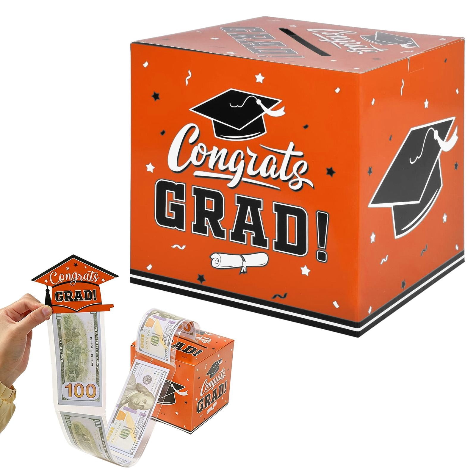 DIY Graduation Banknote Extraction Box for Grad Party or Card Holder ...