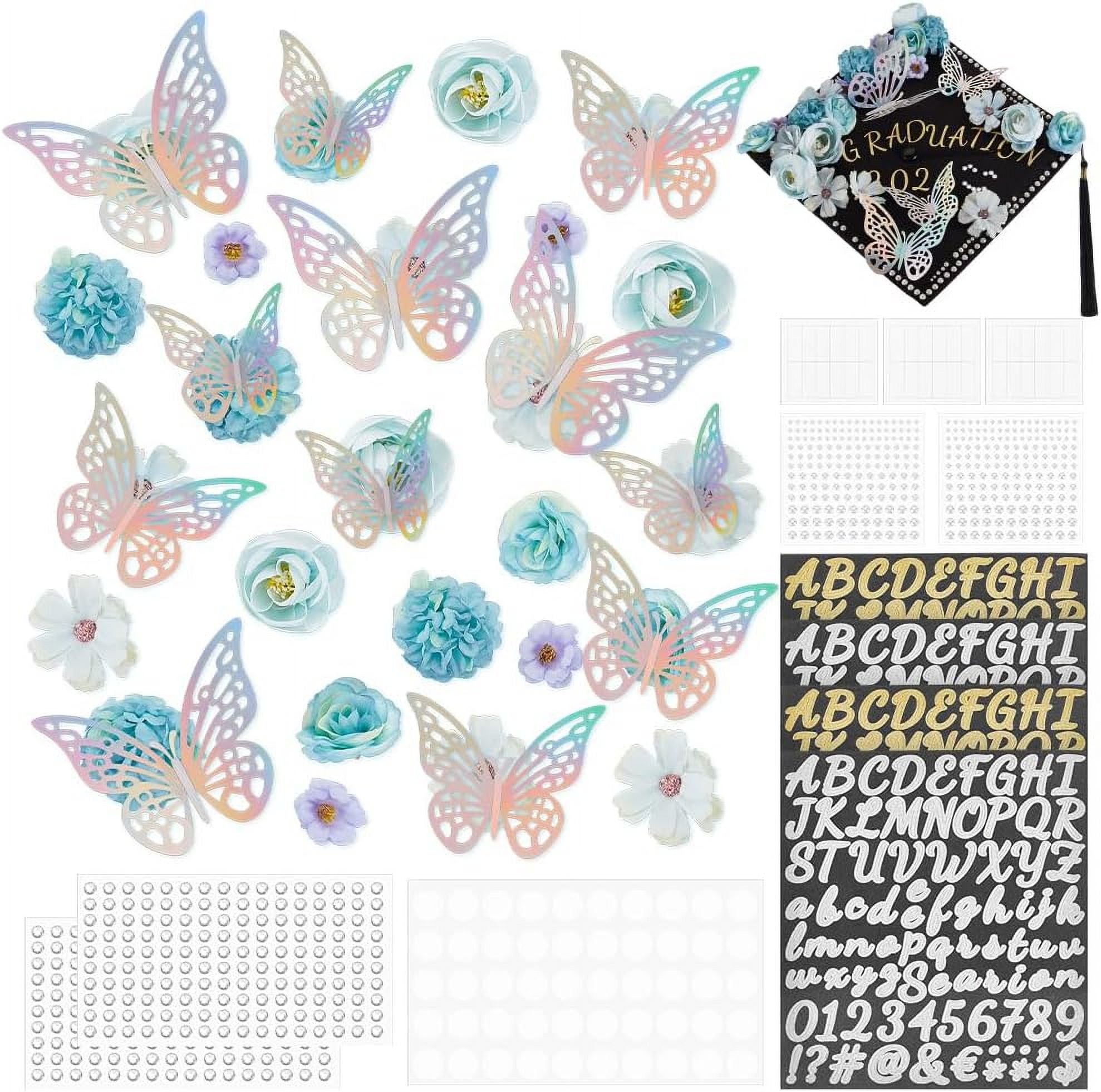 DIY Graduation Hat Topper Graduation Cap Decorations Kits Acrylic ...