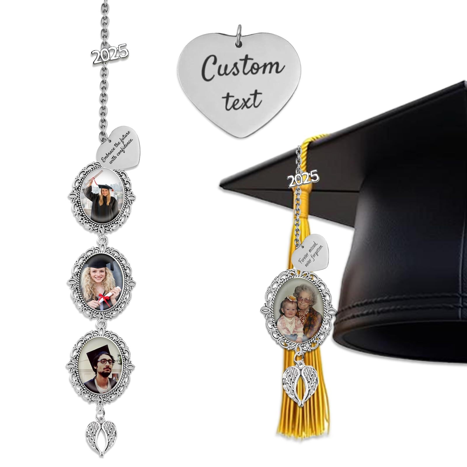 DIY Graduation Tassel Photo Charm Personalized Graduation Tassel 2025 ...