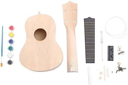 DIY Guitar Kit DIY build ukulele kit ukulele Simple musical instruments ...