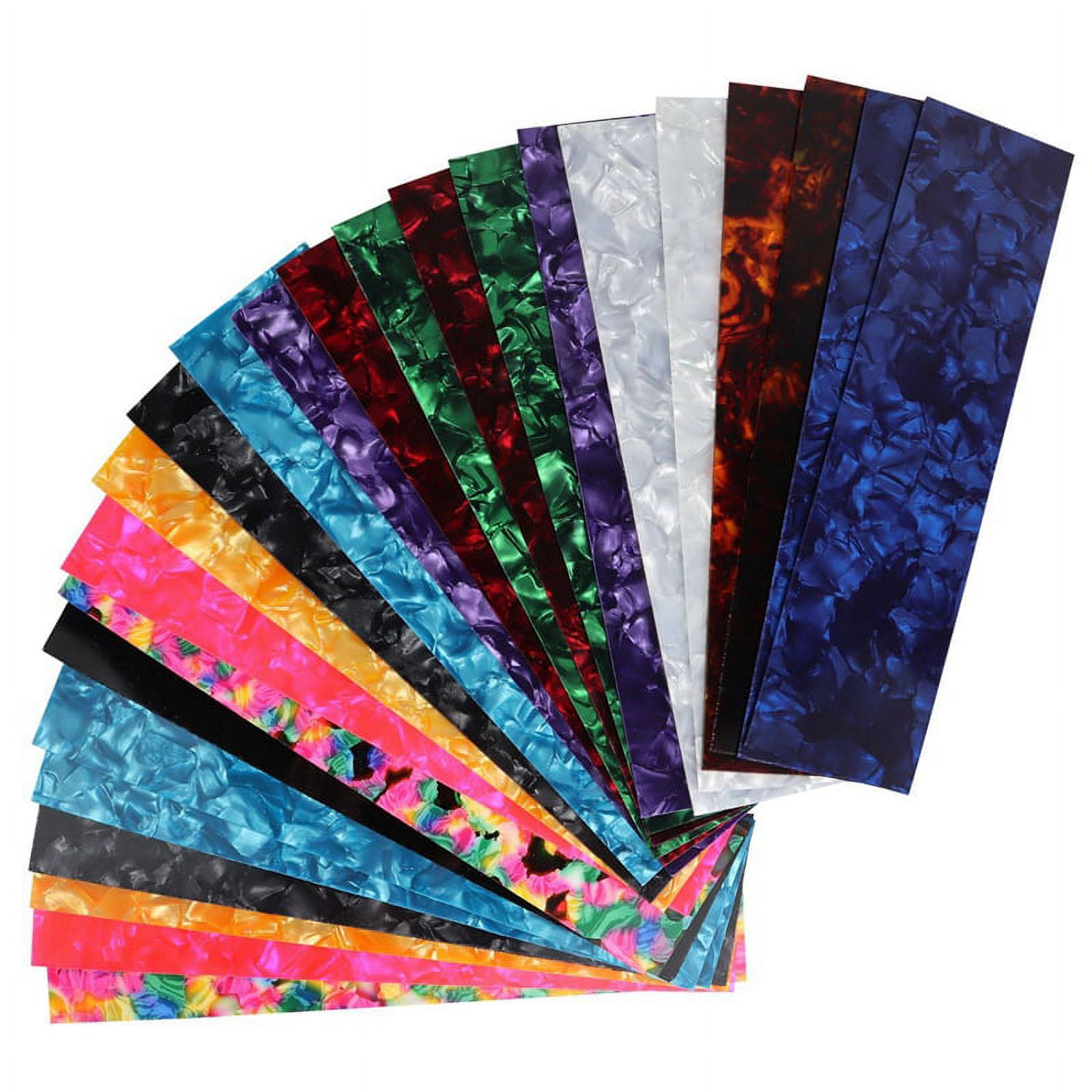 DIY Guitar Pick Punch Sheets Musicians Celluloid Guitar Pick Strips ...