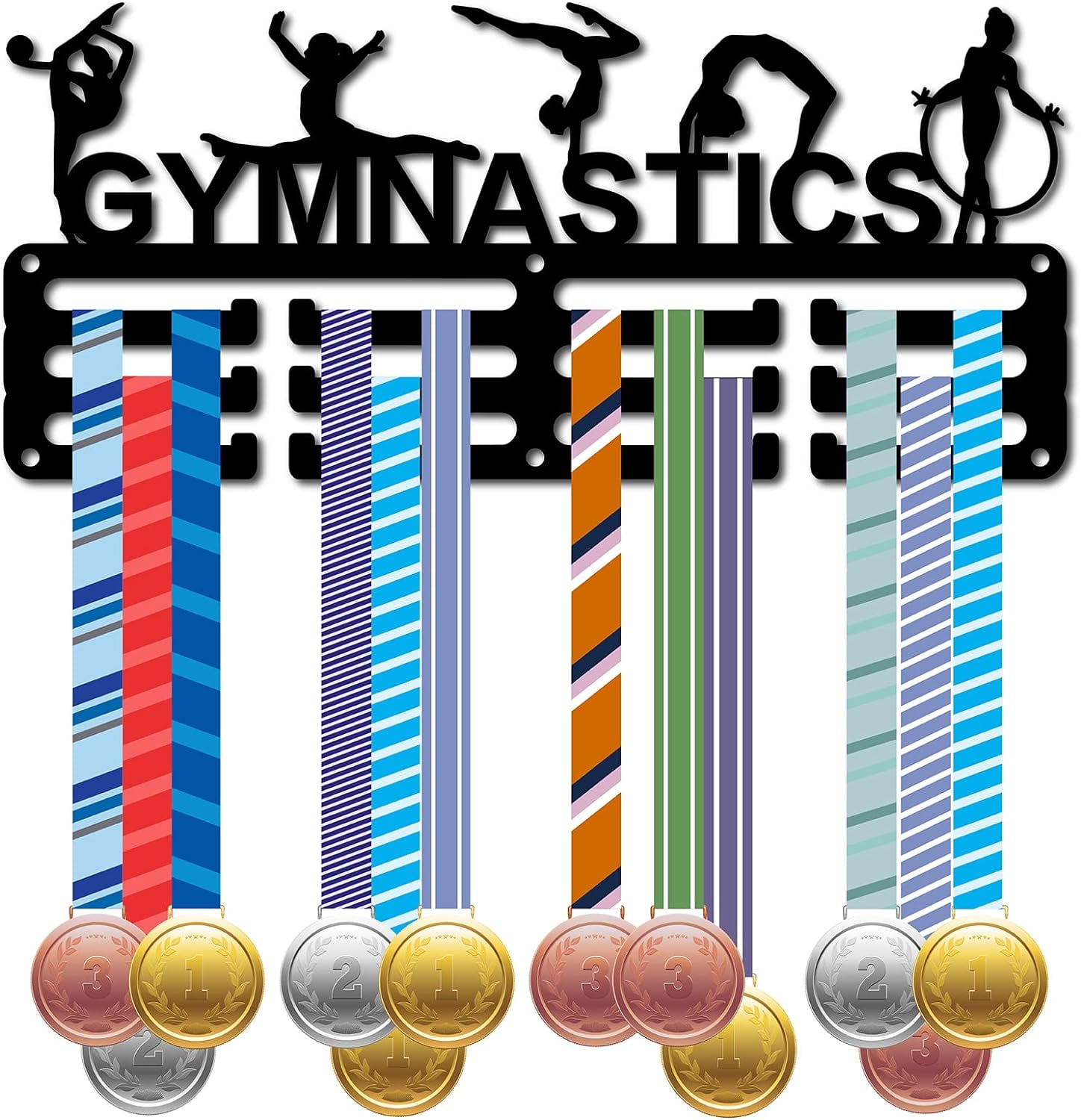 DIY Gymnastics Medal Holder Medal Hanger Display Rack Sports Metal ...