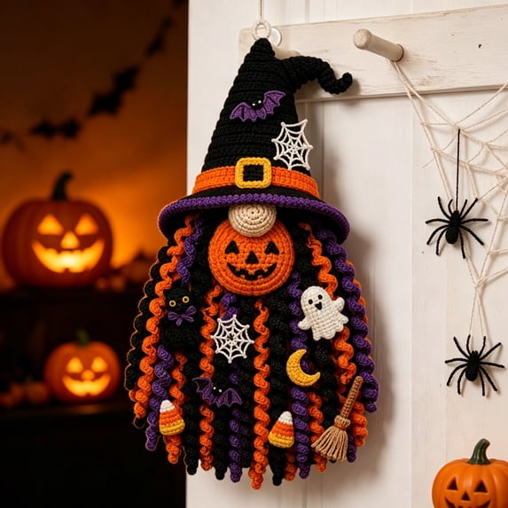 DIY Halloween Crochet Kit for Beginners, Holiday Crochet Ornament Kit ...