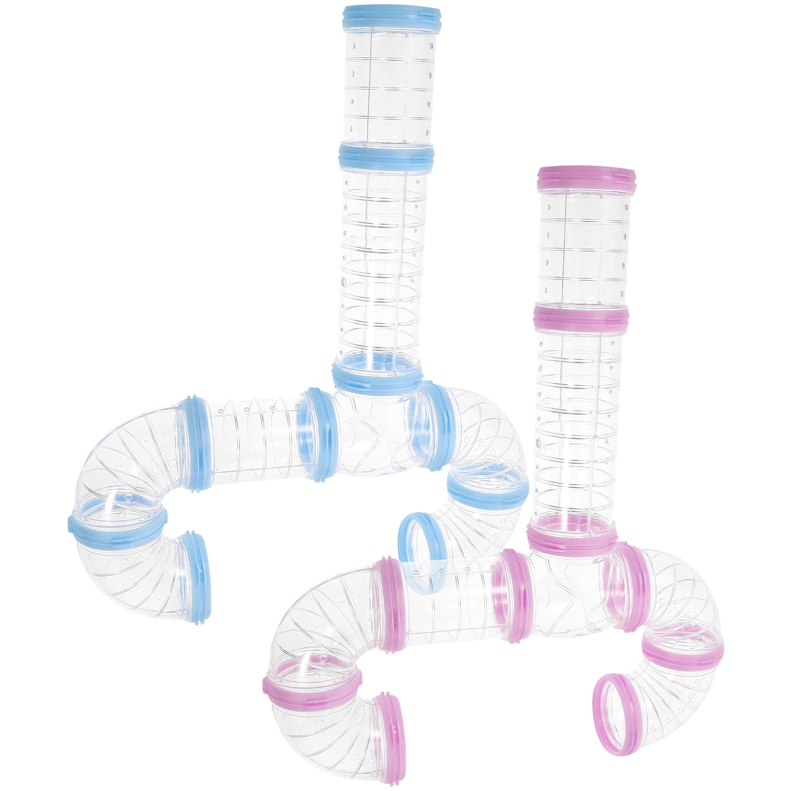 DIY Hamster Clear Tube Tool Cage Pipe Small Animal Tunnel Animals ...