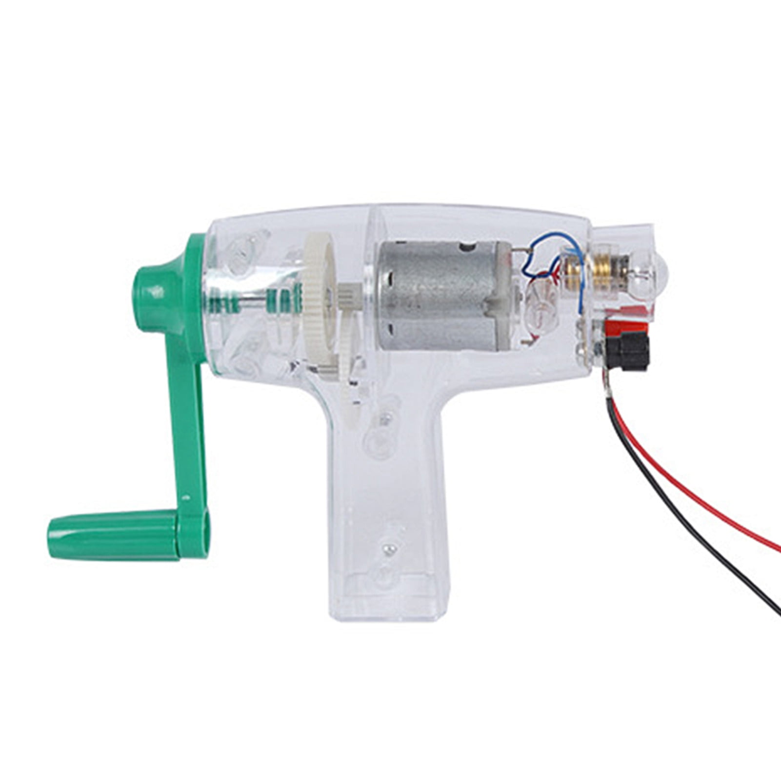 DIY Hand Crank Driven Electricity Generator Experiment Children ...